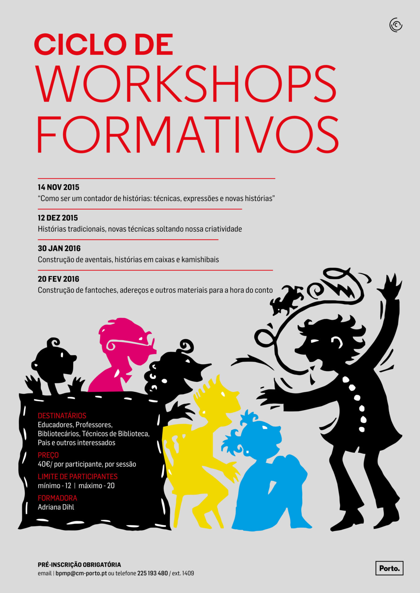 Workshop "Como ser um contador de histórias: técnicas, expressões e ...